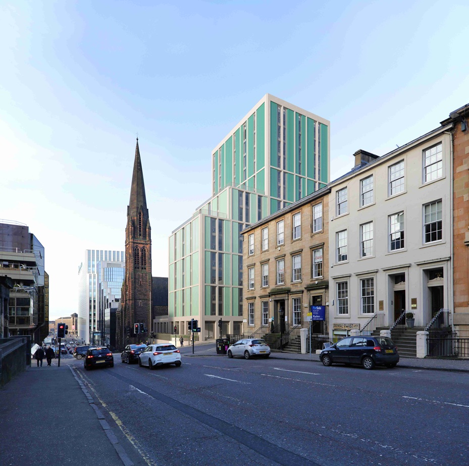 Video: Construction on track for St Vincent Street student accommodation | Scottish Construction Now